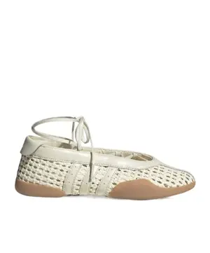 ADIDAS ORIGINALS Taekwondo Mei Lace-up Ballet Flats - Opal/opal/gel