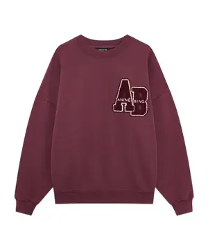 ANINE BING Miles Sweatshirt - Fig