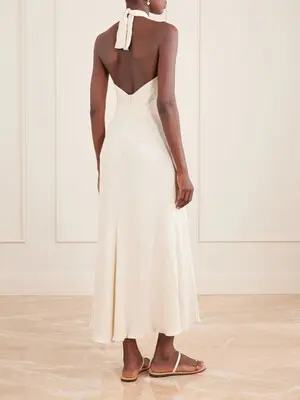 Johanna Ortiz Light Heart' Gauze Halterneck Maxi Dress