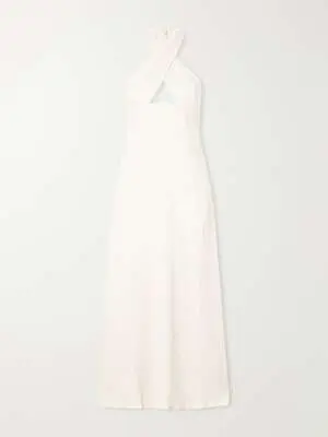 Johanna Ortiz Light Heart' Gauze Halterneck Maxi Dress