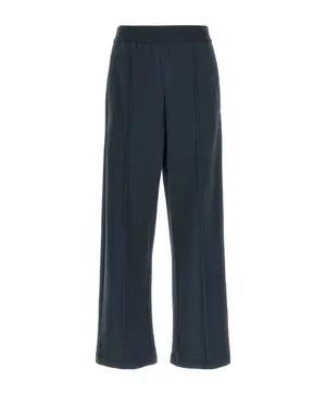 Brunello Cucinelli Cotton Smooth French Terry Track Trousers - Black