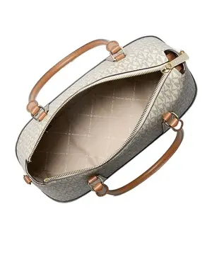 Michael Kors Andie Medium Signature Logo Satchel Bag