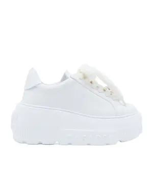 Casadei Round-toe Lace-up Platform Sneakers