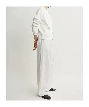 TOTEME Hammered Button Cotton Cardigan