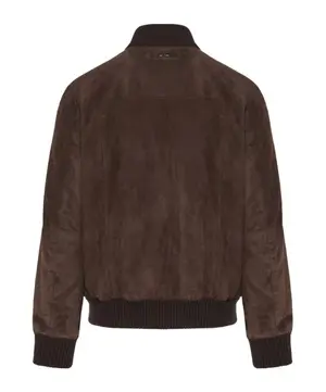 Paul & Shark Suede Bomber Jacket
