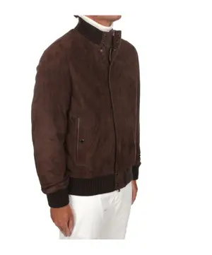 Paul & Shark Suede Bomber Jacket