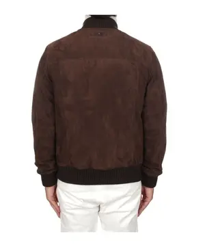 Paul & Shark Suede Bomber Jacket