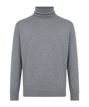 Paul & Shark Wool Turtleneck Sweater - Grey