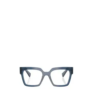Miu Miu Square Frame Full Rim Glasses - Gray