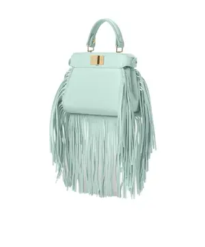 Fendi Nano Peekaboo Fringed Mini Bag