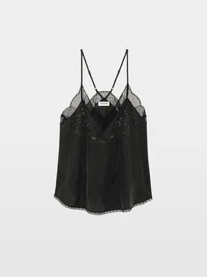 Zadig&Voltaire Christy Silk Camisole - Black