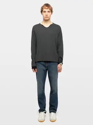 Zadig&Voltaire Monastir Henley T-shirt - Carbone