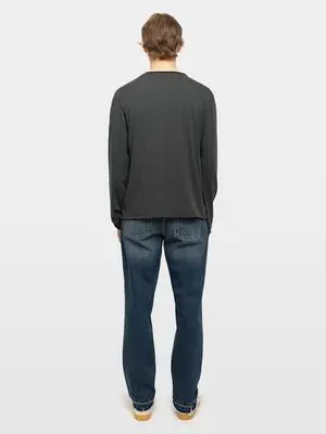 Zadig&Voltaire Monastir Henley T-shirt - Carbone