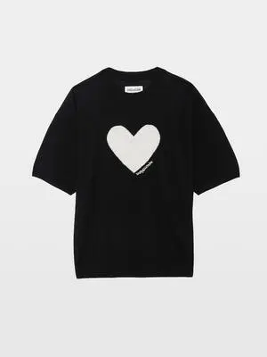 Zadig&Voltaire Idaz" Cashmere Sweater With Heart Motif