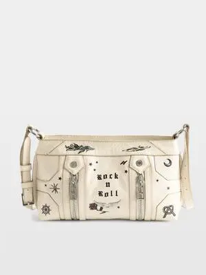 Zadig&Voltaire Sunny Mood Tattoo" Patent Leather Shoulder Bag