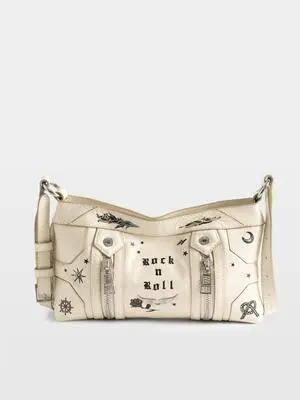 Zadig&Voltaire Sunny Mood Tattoo" Patent Leather Shoulder Bag