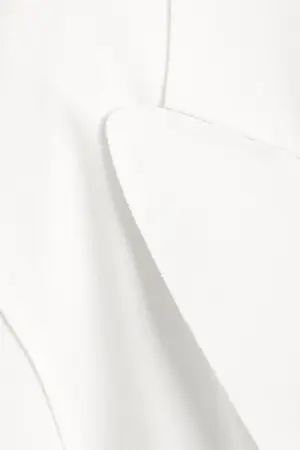 Norma Kamali Belted Cady Midi Dress