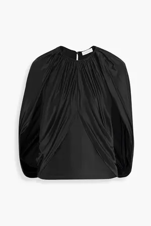 Rabanne Capeeffect Satinjersey Top