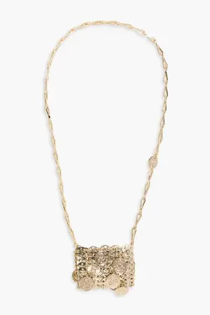 Rabanne 1969 Micro Embellished Chainmail Shoulder Bag - Gold
