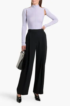 Victoria Beckham Crepe Straight-leg Pants