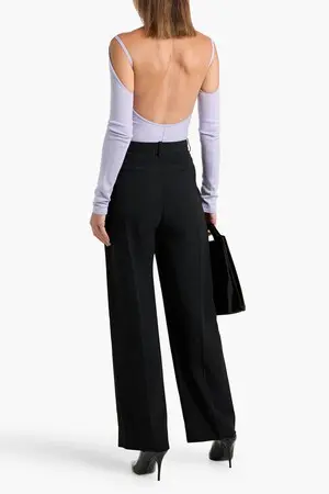 Victoria Beckham Crepe Straight-leg Pants