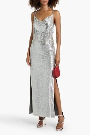 Rabanne Fringed Chainmail Top