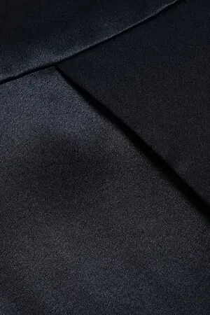 Michelle Mason Silk-satin Wrap Effect Midi Skirt