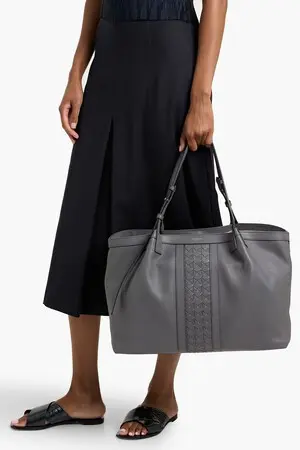 SERAPIAN Secret Texturedleather Tote