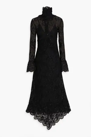 Rabanne Lace Maxi Dress - Black