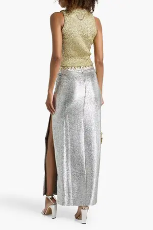 Rabanne Metallic Woolblend Top