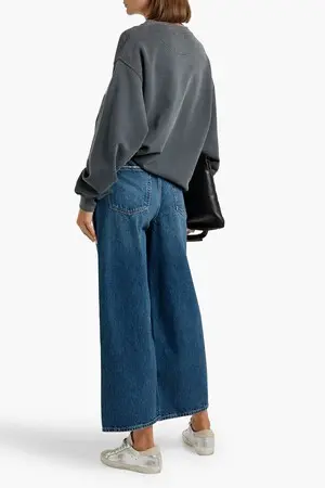 ANINE BING Rick High-rise Wide-leg Jeans