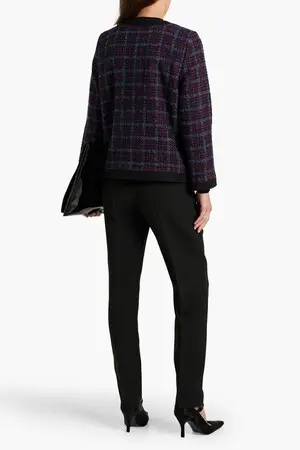 ANINE BING Lydia Checked Tweed Jacket