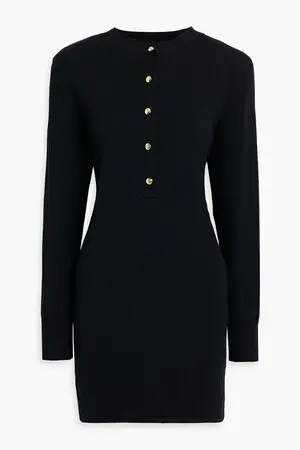 ANINE BING Guita Merino Wool And Cashmereblend Mini Dress