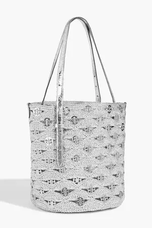Rabanne Chainmail Embellished Crochet Tote