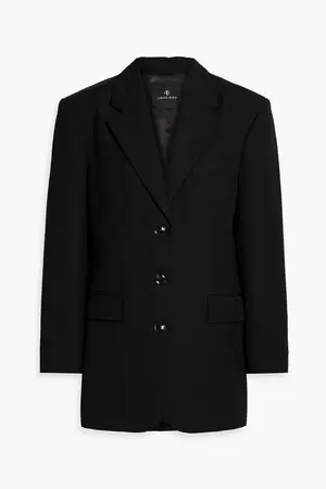ANINE BING Sara Crepe Blazer - Black