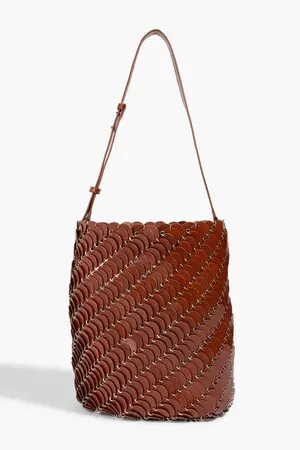 Rabanne Sac À Main Leather Tote - Brown