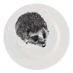 JIMBOBART British Wildlife Collection Hedgehog Side Plate