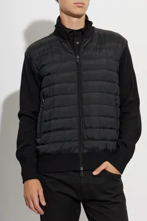 Paul & Shark Cardigan With Quilted Front