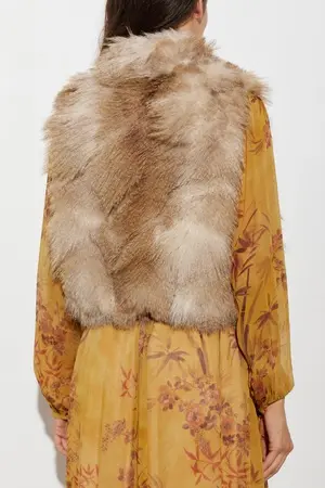 FORTE_FORTE Faux Fur Vest