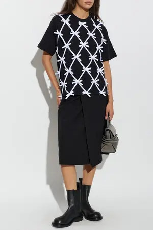 Moschino T-shirt With Decorative Bows