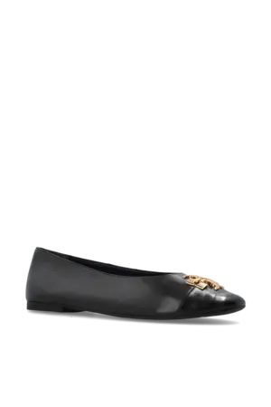 Tory Burch Charlie’ Leather Ballet Flats