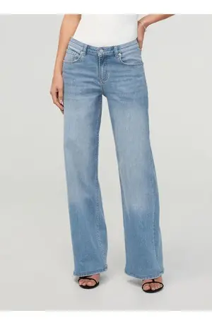 DUER Performance Denim Mid Rise Loose Straight - Current