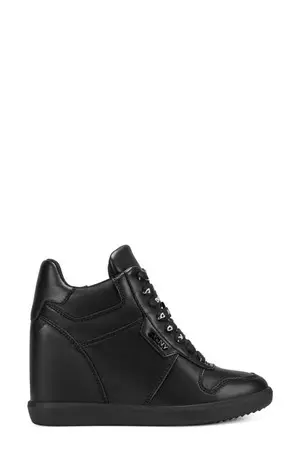 Dkny Sereina Hidden Wedge Sneaker - Black