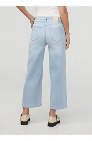 DUER High Rise Wide Leg Crop Performance Denim - Zephyr