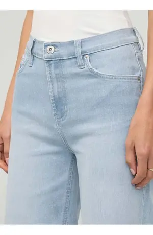 DUER High Rise Wide Leg Crop Performance Denim - Zephyr