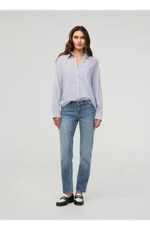 DUER Performance Denim Girlfriend Blue-ash