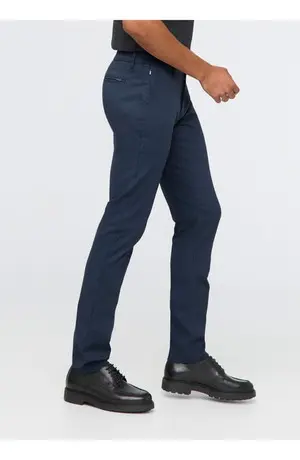 DUER Nustretch Slim Fit Trousers - Navy
