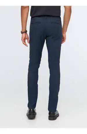 DUER Nustretch Slim Fit Trousers - Navy