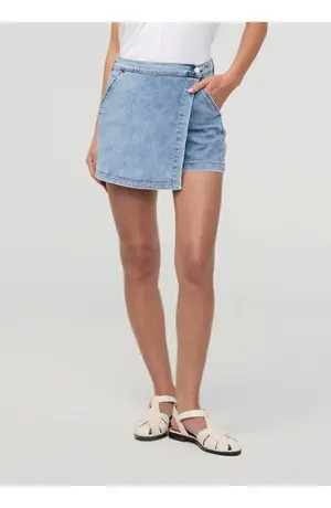 DUER Performance Denim Lite Wrap Skort