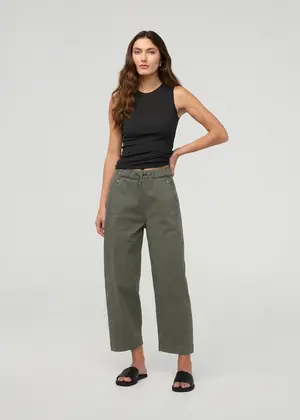 DUER Pure Pima Cotton Dolman Tee - Washed Stone